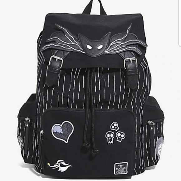 Bioworld | Bags | Nightmare Before Christmas Patches Slouch Backpack ...